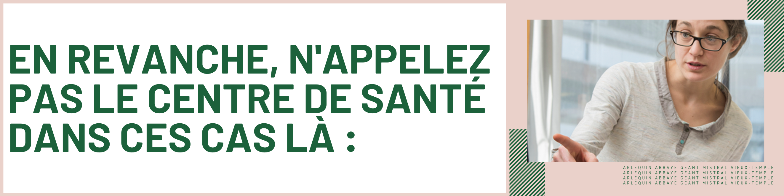 En revanche n'appelez pas - AGECSA